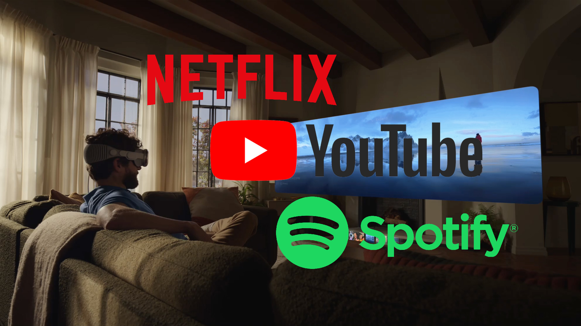 VisionOS : pourquoi Netflix, YouTube et Spotify brillent par leur absence